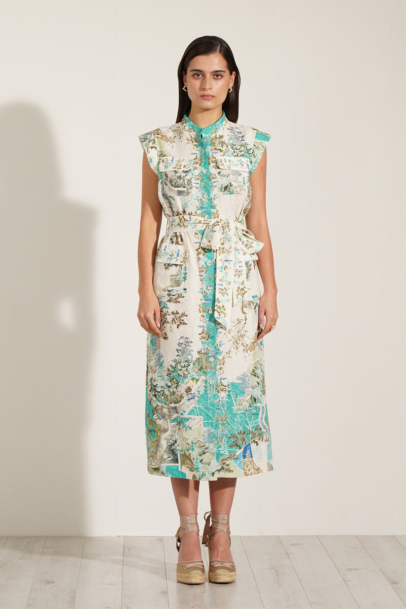 Ranna Gil Nexis Pocket Midi Dress – Muse